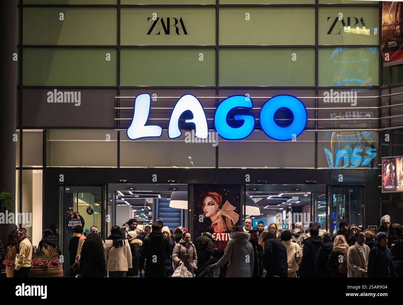 Konstanz, Germany - November 30, 2024: LAGO Shopping-Center is a modern ...