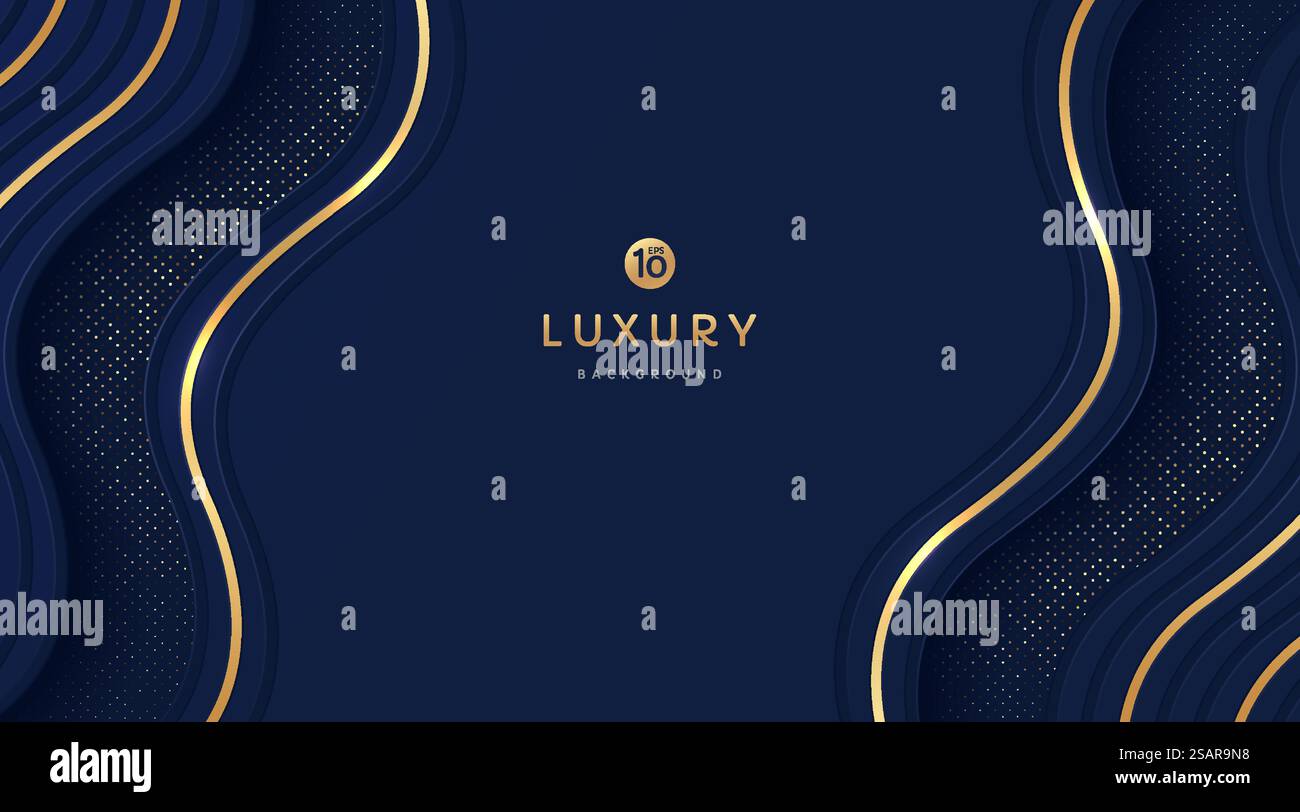 Abstract golden fluid lines Stock Vector Images - Alamy