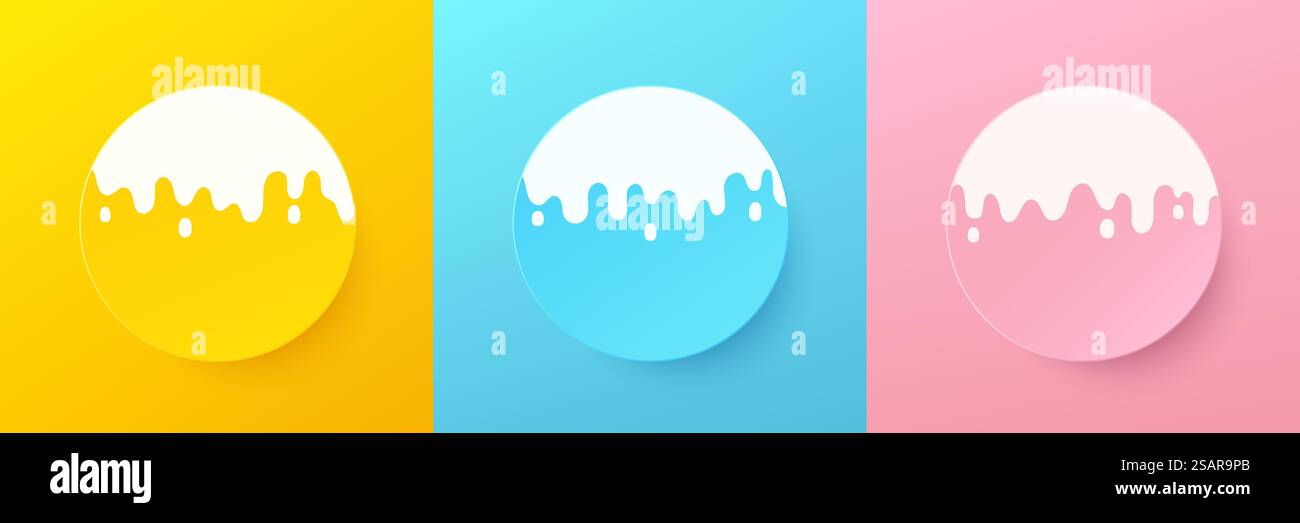 Abstract blue pink liquid texture Stock Vector Images - Alamy