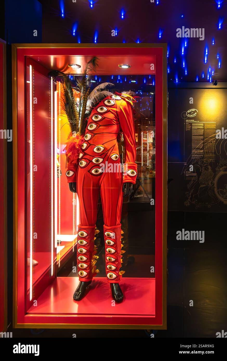 Montreux, Switzerland - January 2, 2024: Costume of Freddie Mercury in ...