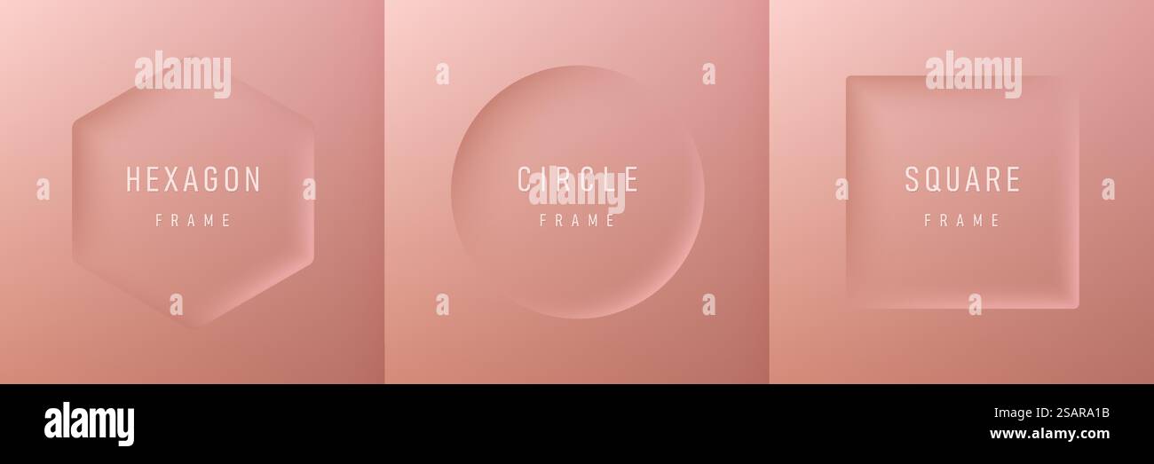 Square gold frame on Stock Vector Images - Alamy