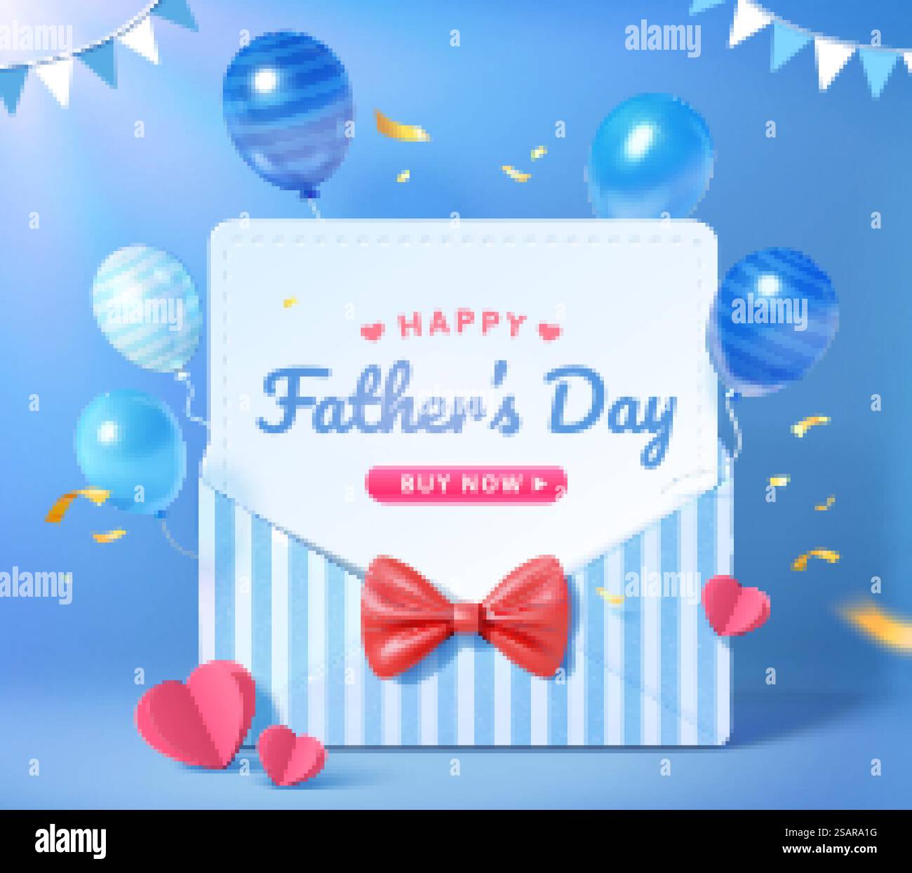 Blue background bow tie Stock Vector Images - Alamy