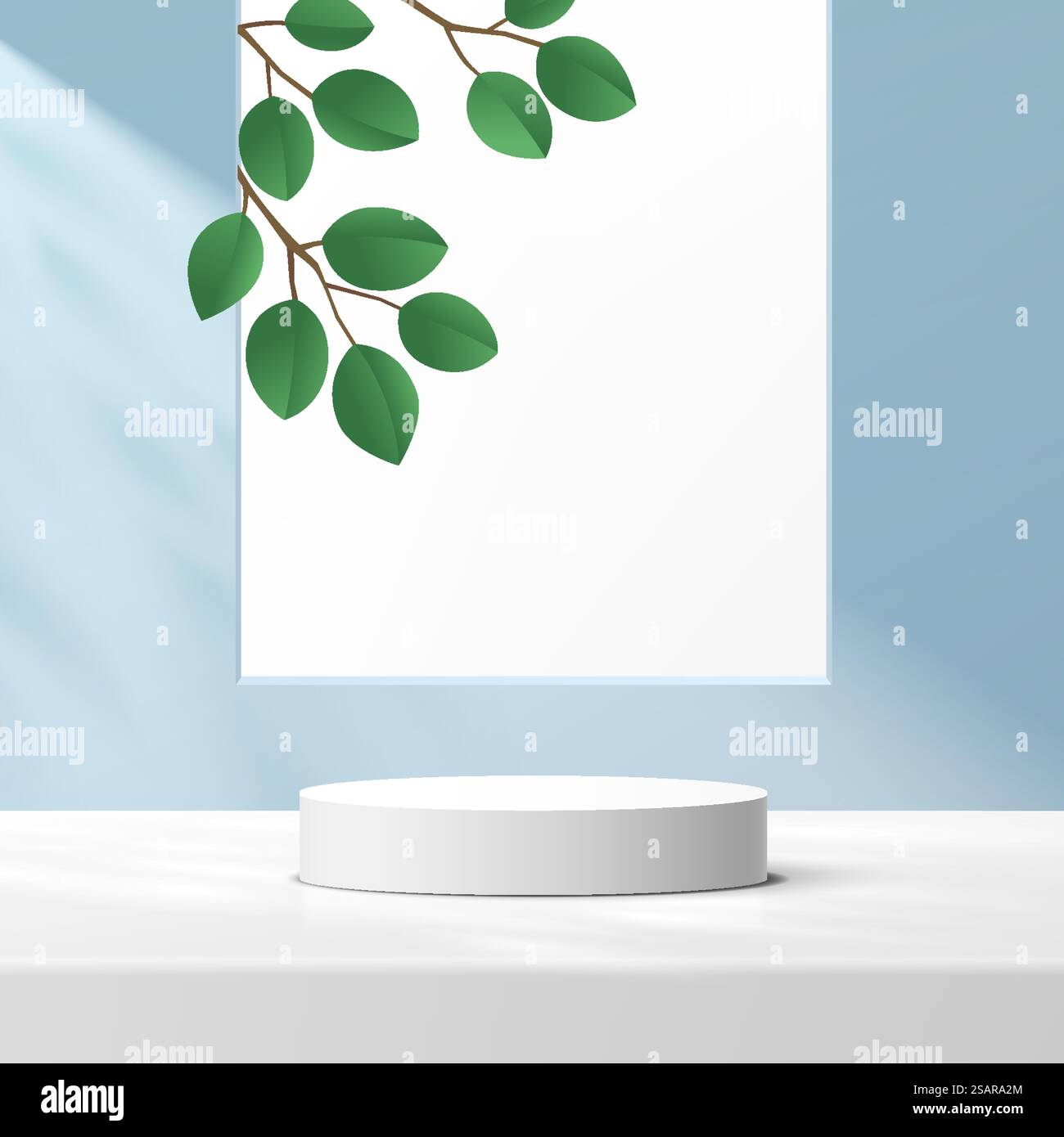 3d rendering square white Stock Vector Images - Alamy