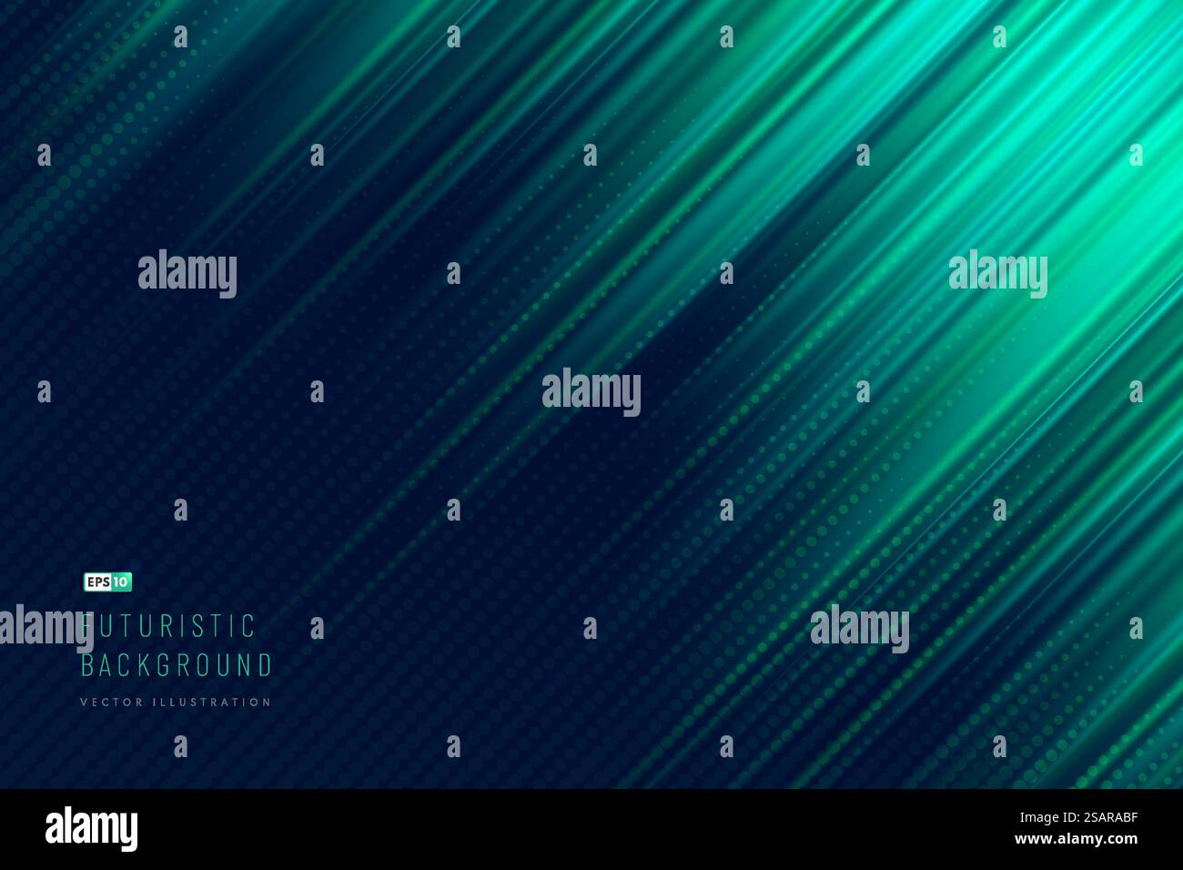 Abstract dark green and blue color, Diagonal Light Technology ...