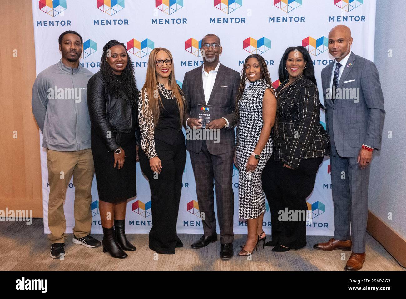 IMAGE DISTRIBUTED FOR MENTOR - MENTOR CEO Jermaine Myrie, right, poses ...