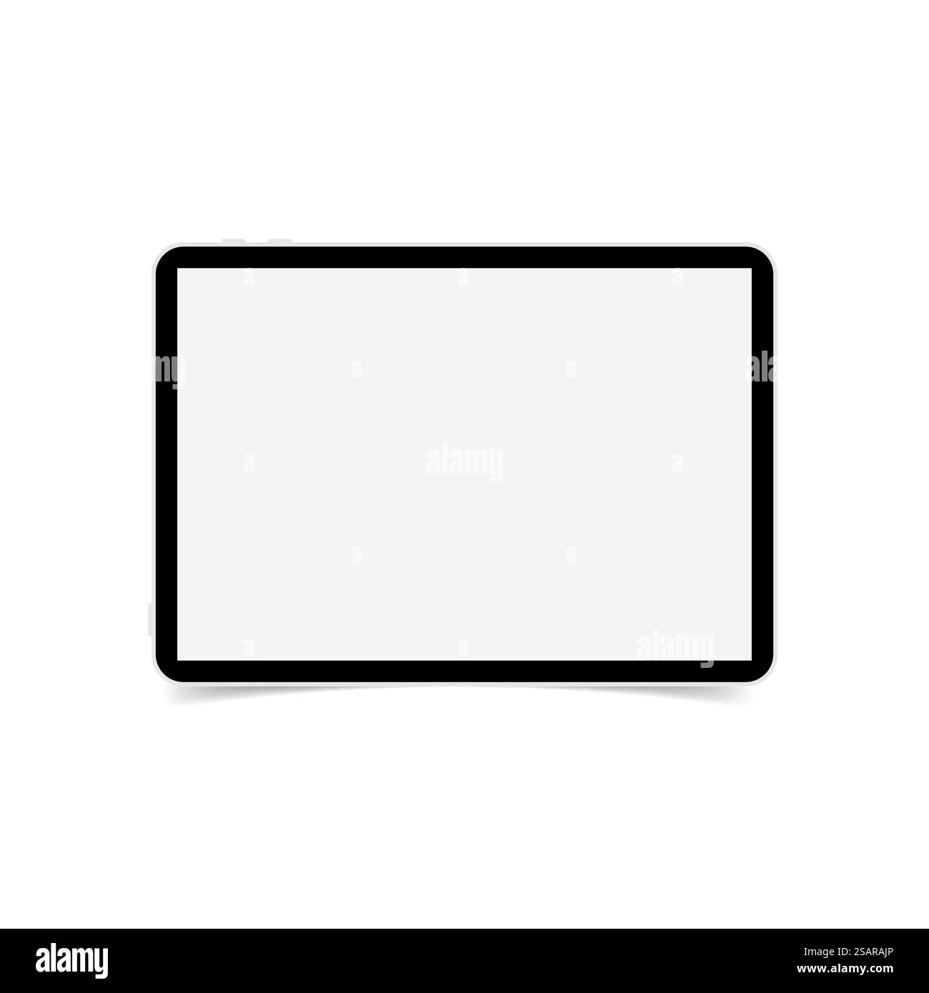 Tablet realistic mockup. Vector isolated illustration. Responsive screens to display your ...