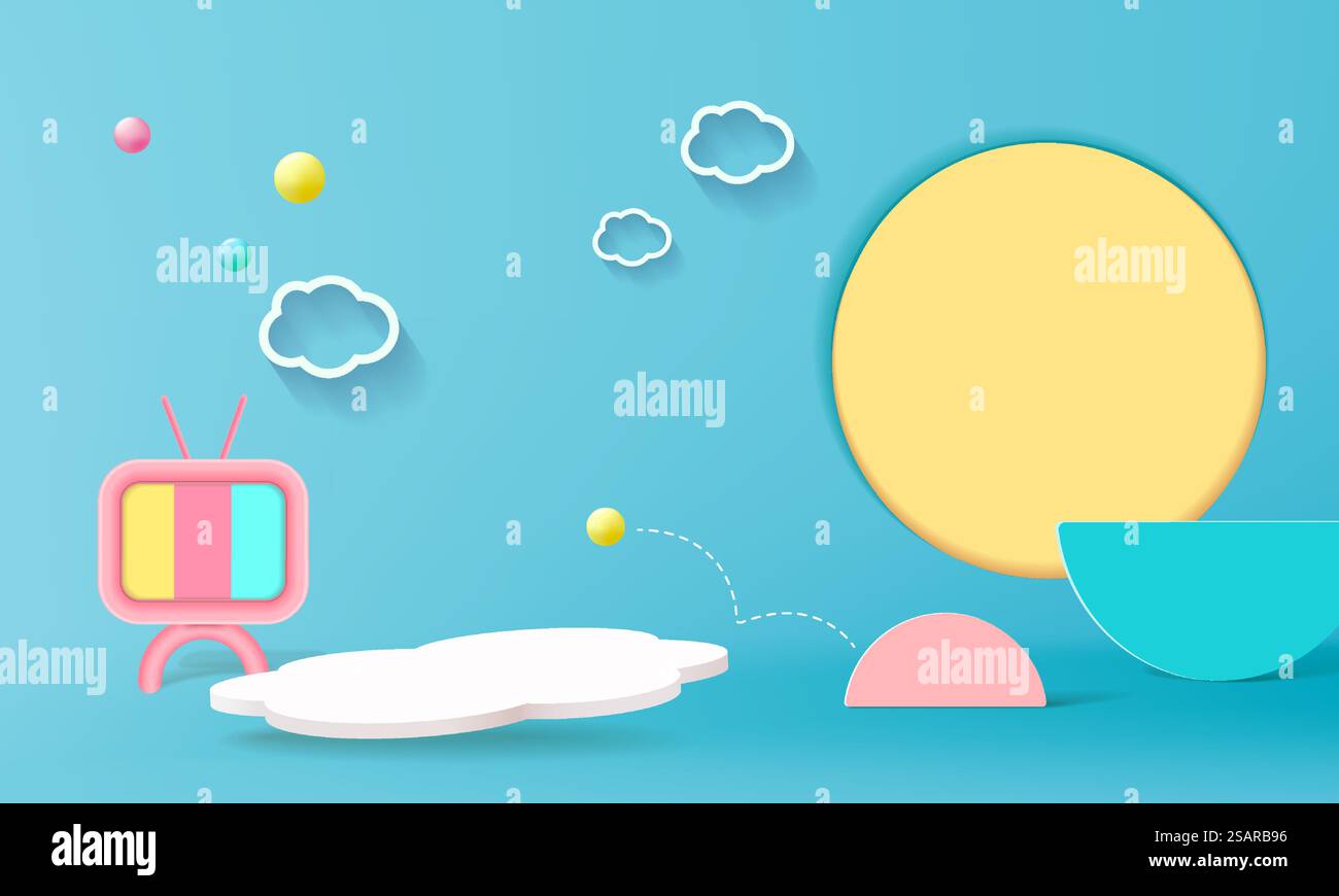 Abstract scene free space Stock Vector Images - Alamy