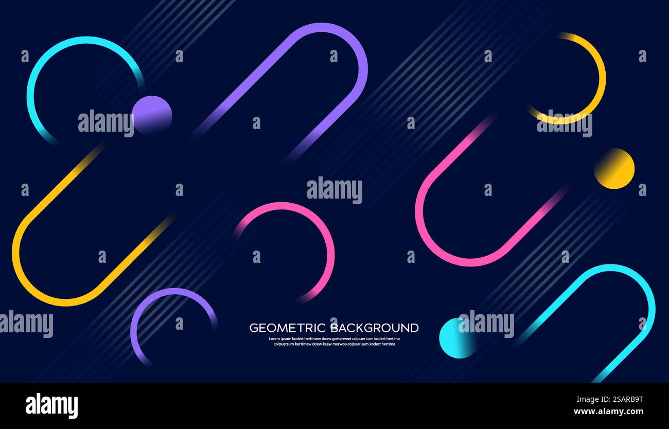 Abstract trendy gradient flowing geometric pattern background texture ...