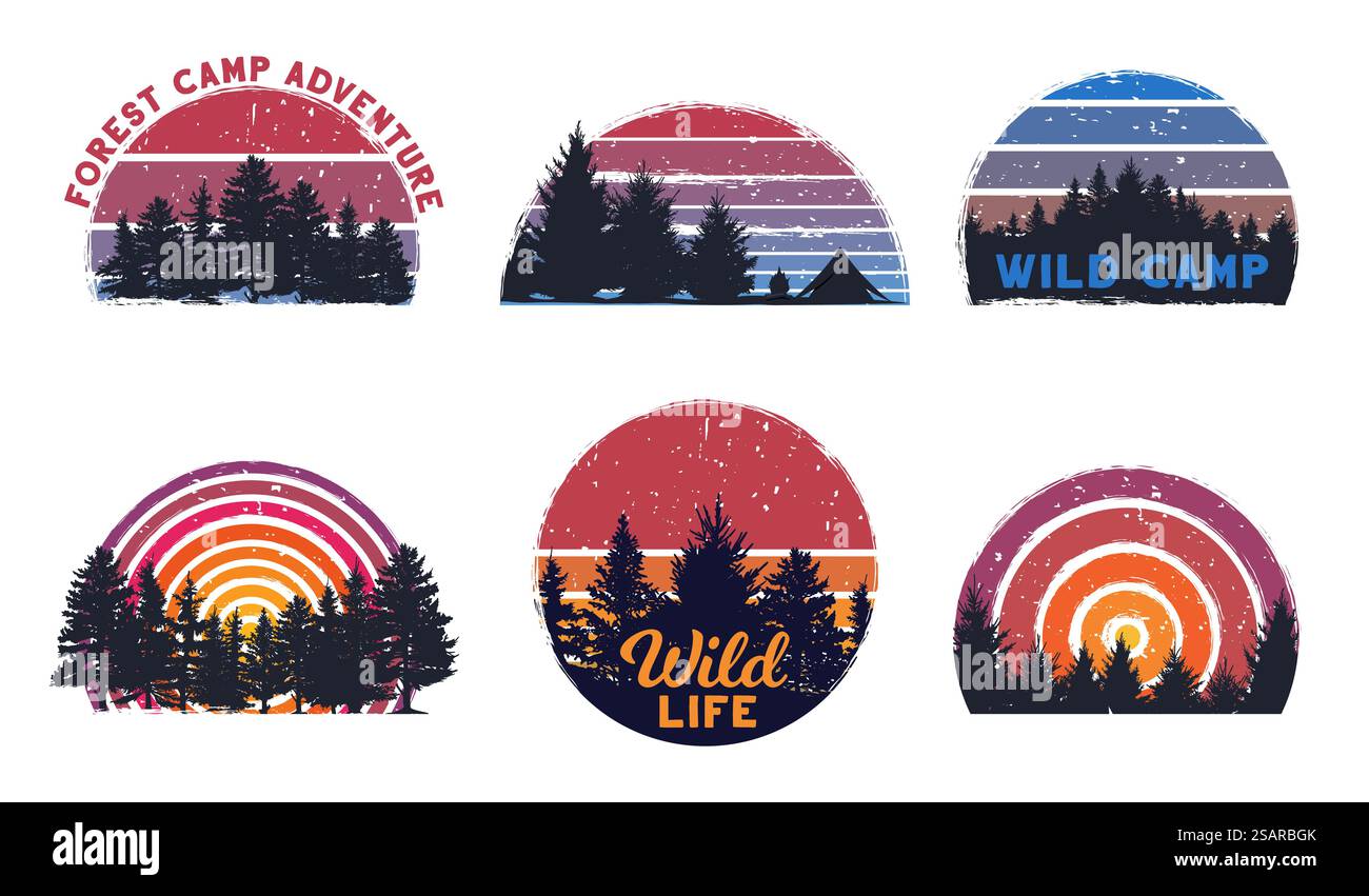 Sunlight trees and rivers Cut Out Stock Images & Pictures - Alamy