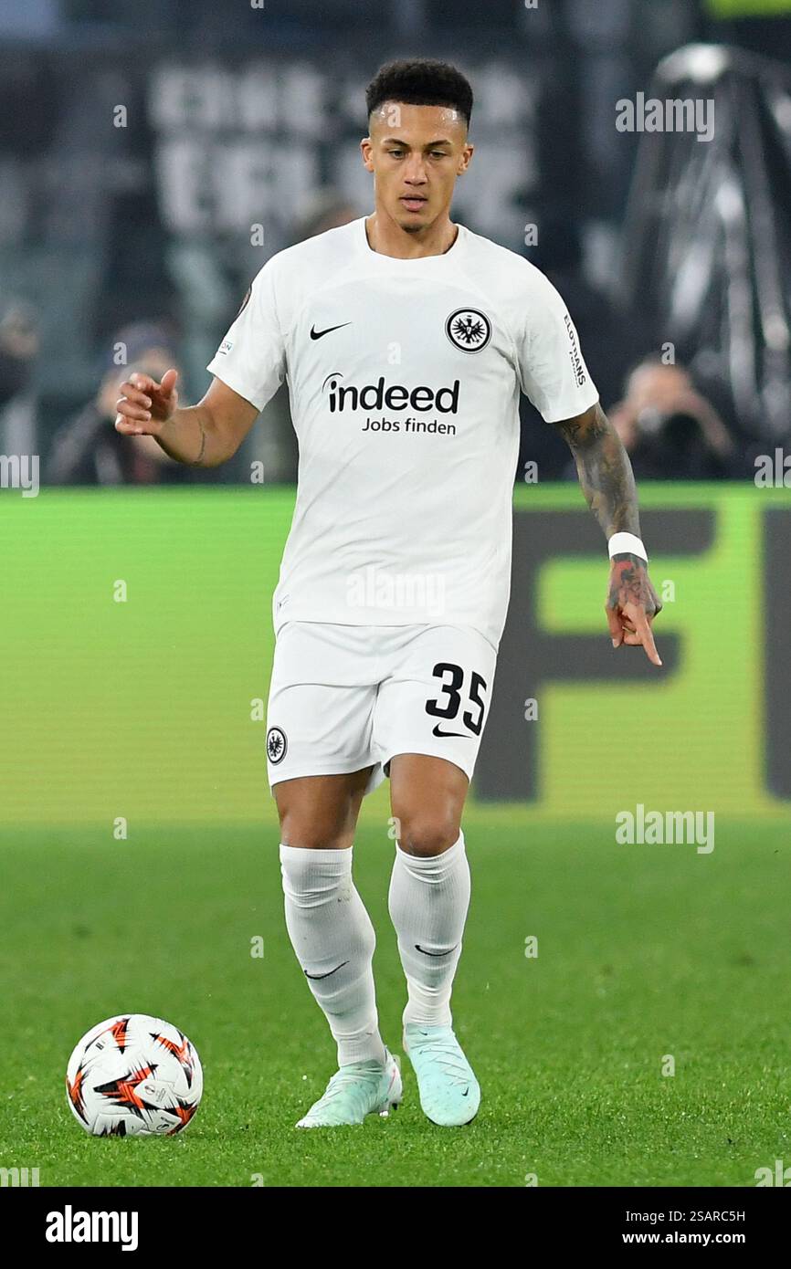 Tuta of Eintracht Frankfurt during the Europa League qualifying round ...
