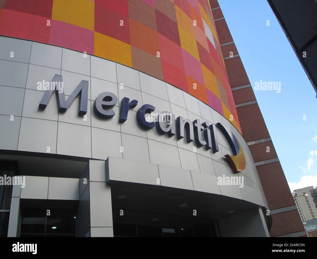 Iconic Venezuelan bank, Banco Mercantil. Editorial, Editorial ...