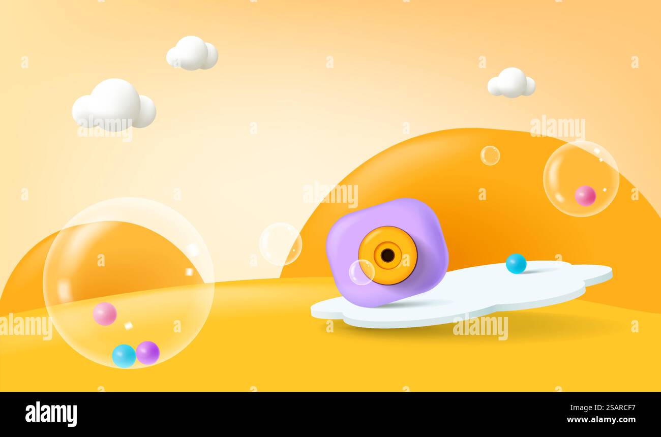 Abstract background, scene for product display, 3d rendering Stock ...