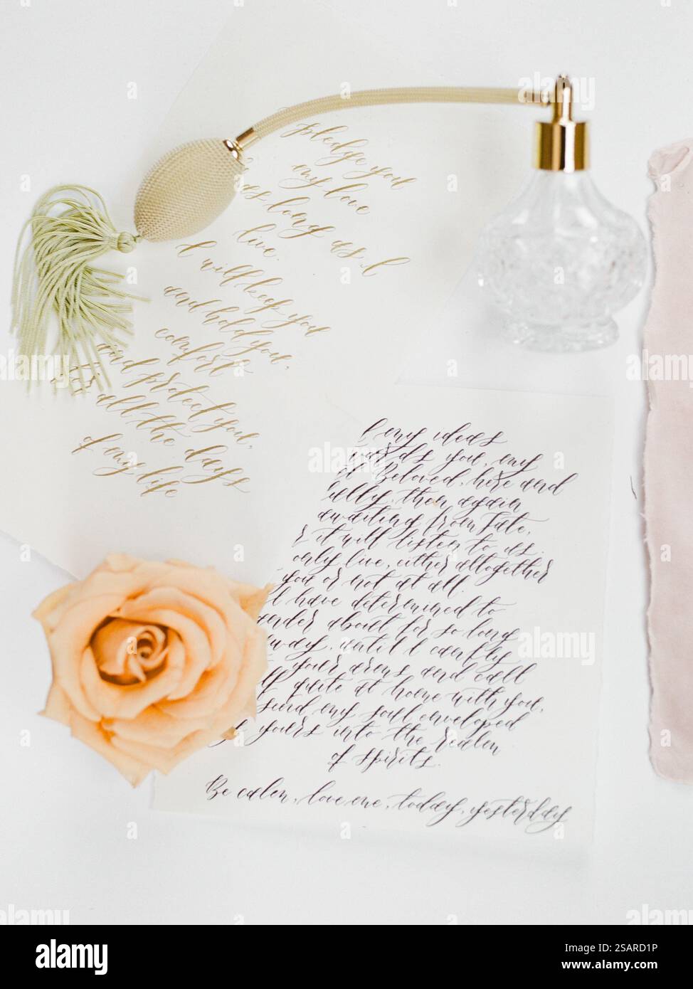 Delicate handwritten notes hi-res stock photography and images - Alamy