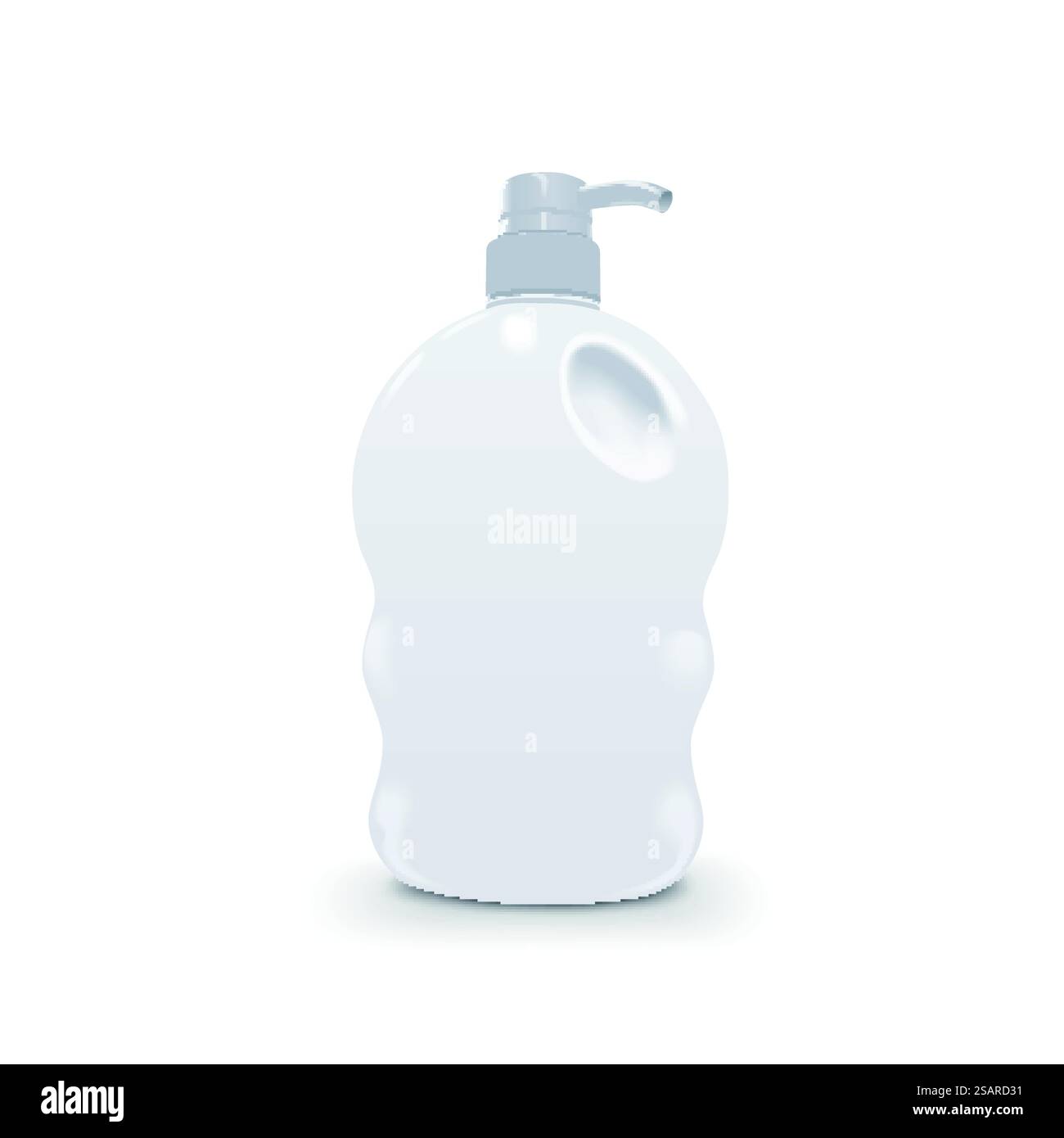 Shower gel bottle plastic Stock Vector Images - Alamy
