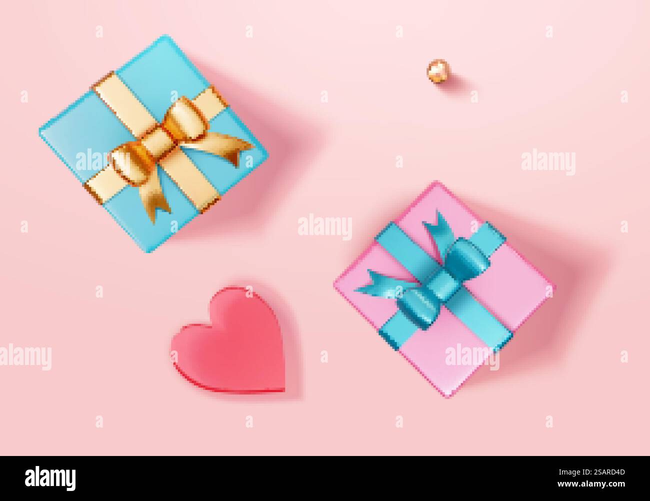 Present boxes wrapped in Stock Vector Images - Alamy