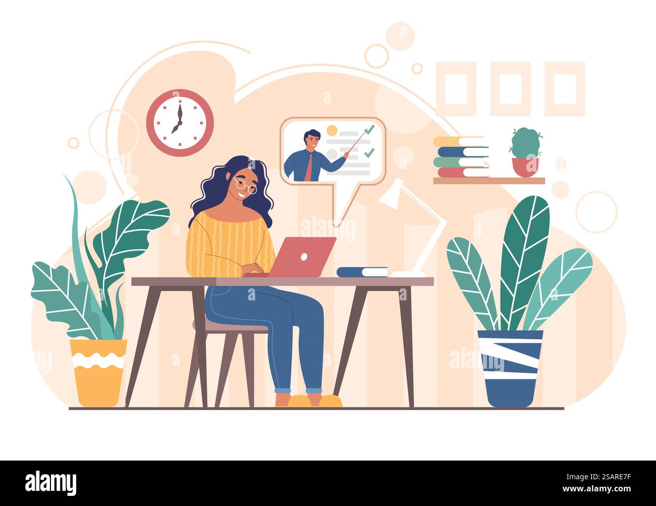 Technology in schooling Stock Vector Images - Alamy