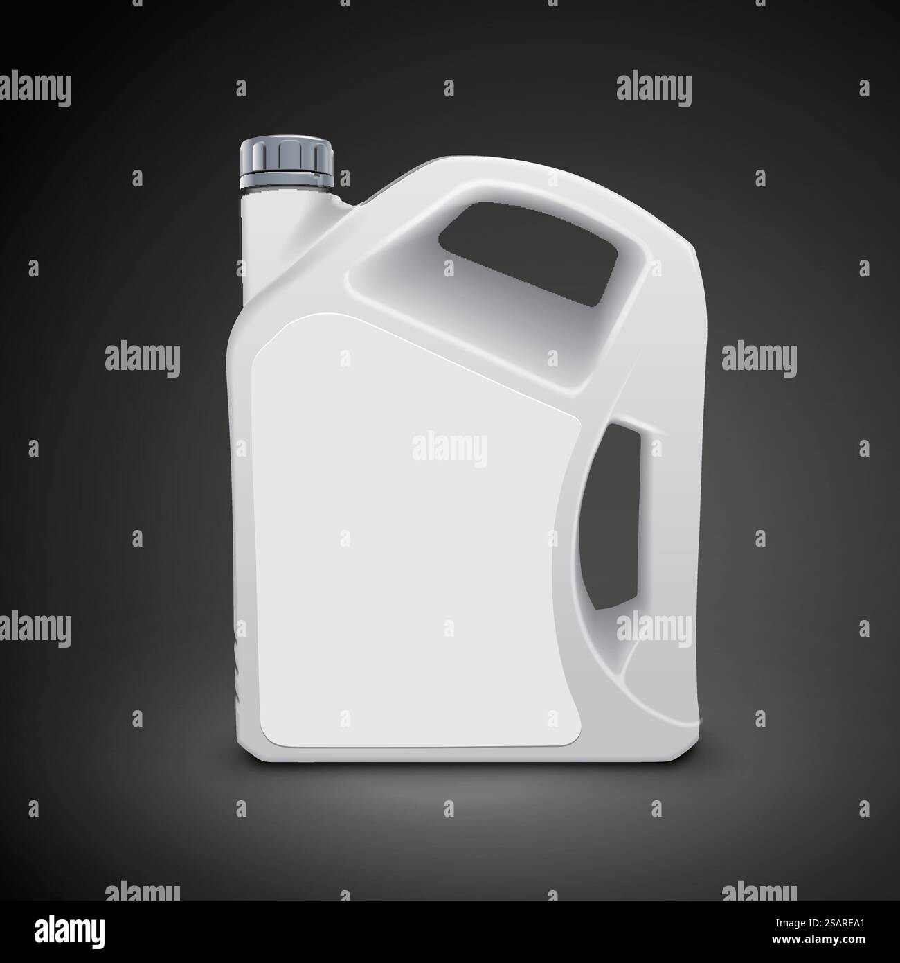 machine oil canister isolated on black background. 3D illustration ...