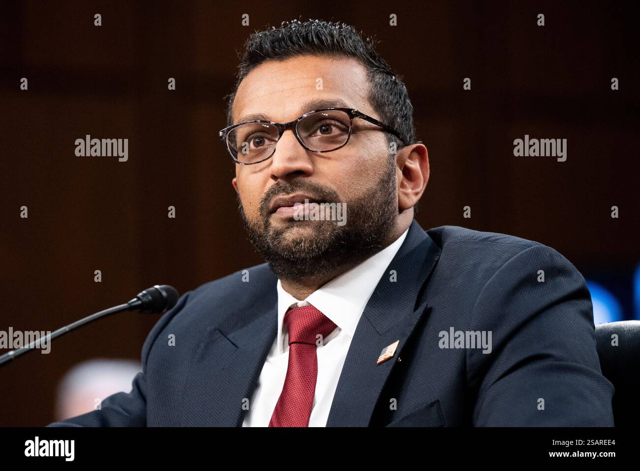 Washington, United States. 30th Jan, 2025. Kash Patel, nominee to be ...