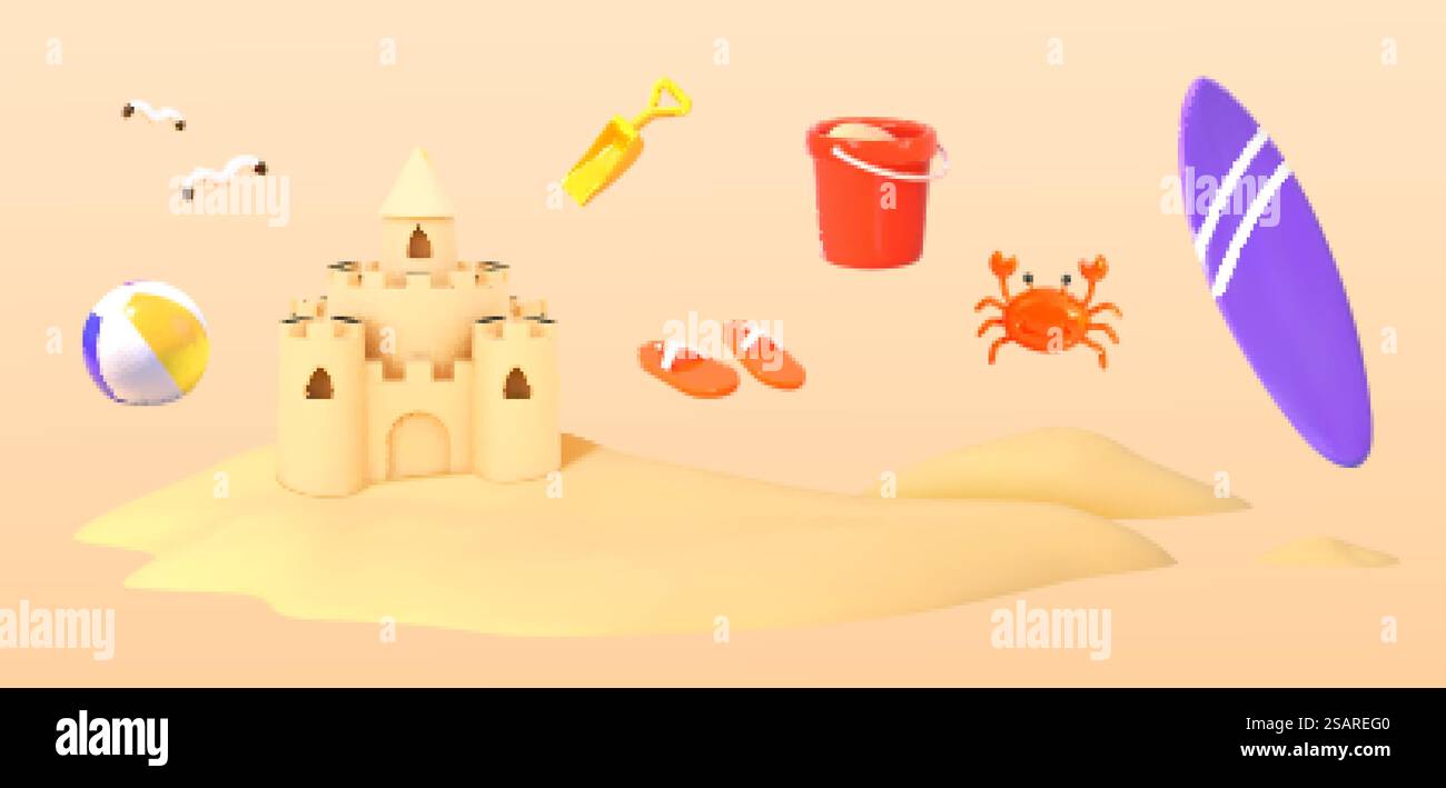 Sandcastle tool hi-res stock photography and images - Alamy