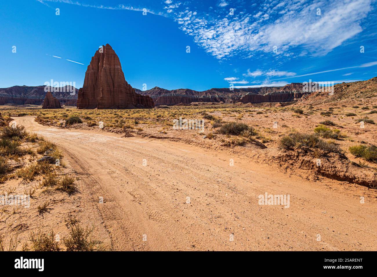 Awe inspiring Temple of the Sun formation at Cathedral Valley at ...