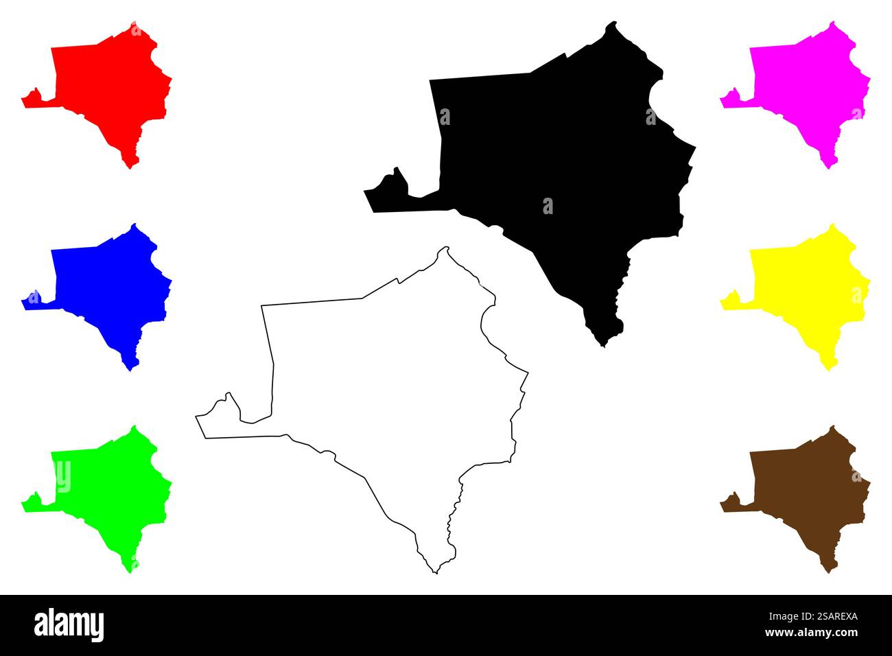 Sao Jose city (Federative Republic of Brazil, Santa Catarina state) map ...