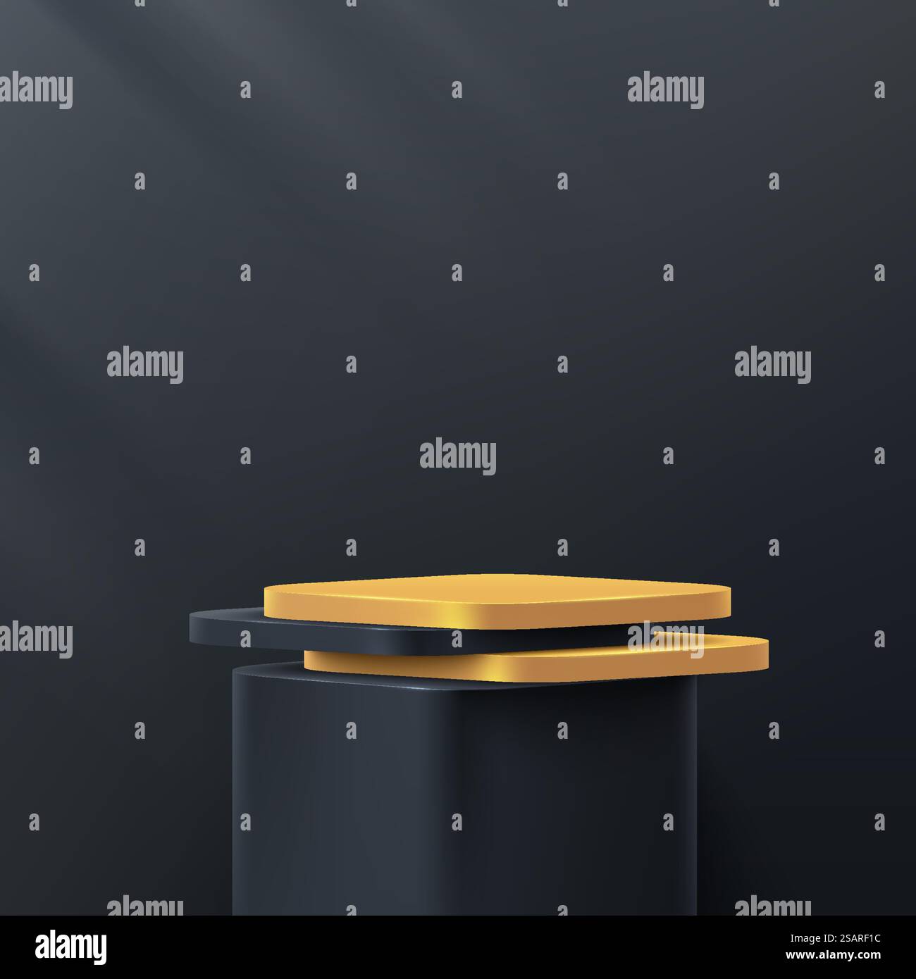 Elegant black round stand Stock Vector Images - Alamy