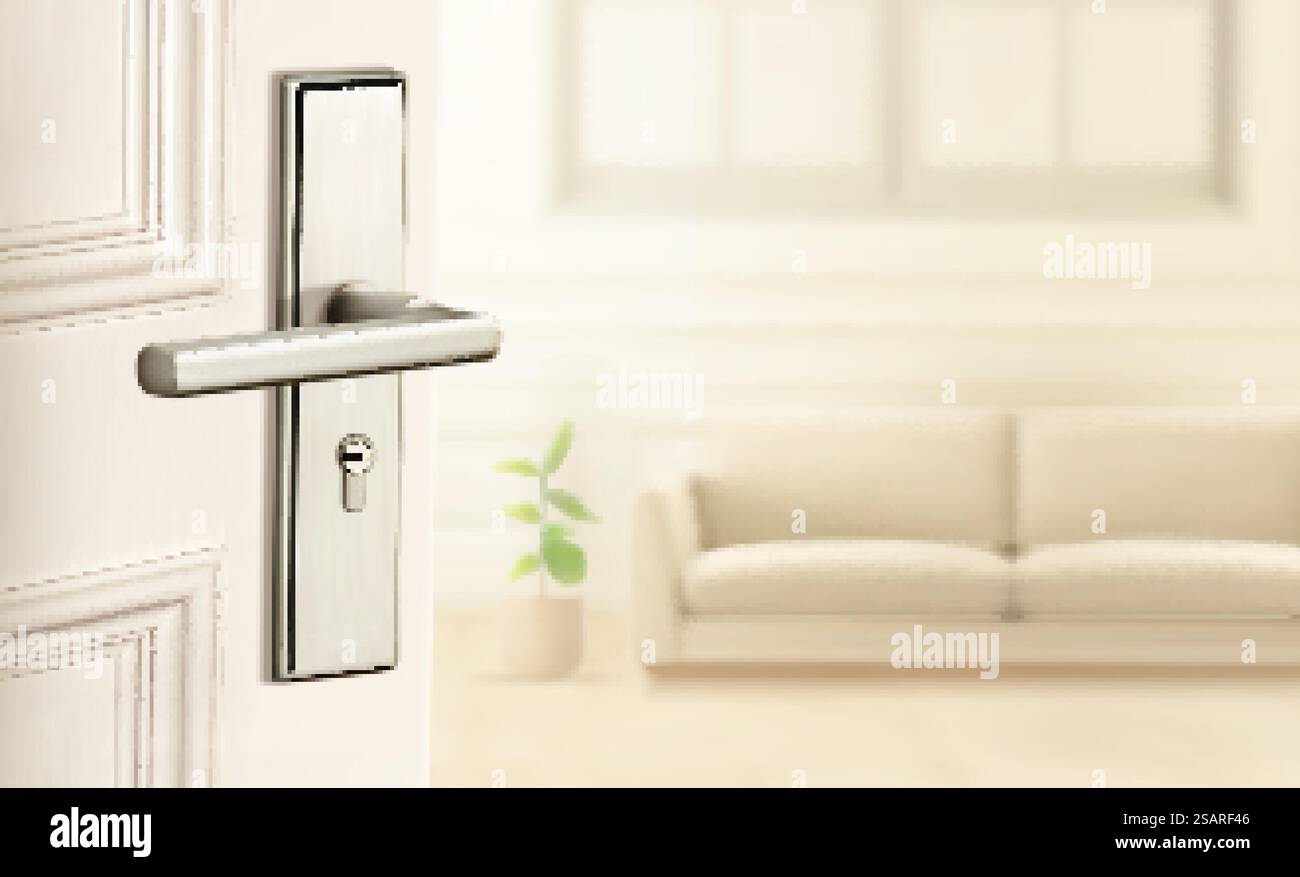 New modern home in Stock Vector Images - Alamy