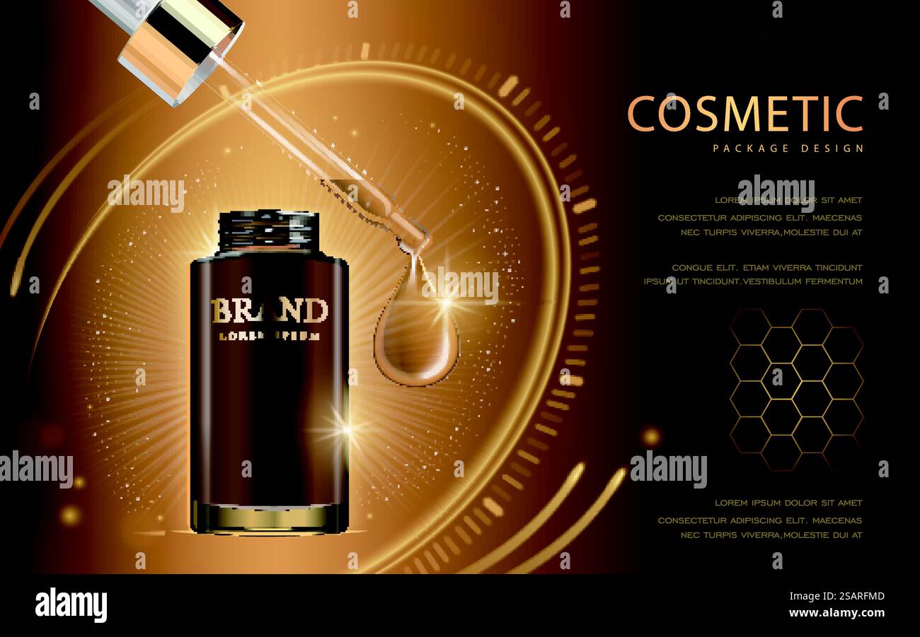 Cosmetic ads template Stock Vector Image & Art - Alamy