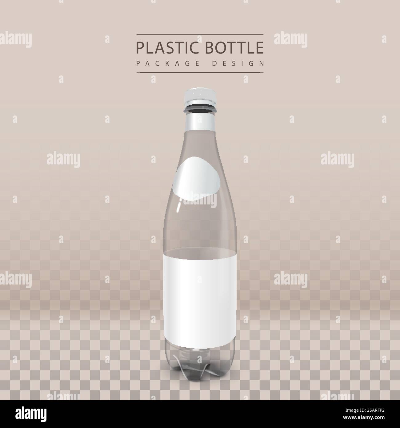 Empty soda bottle Stock Vector Images - Alamy
