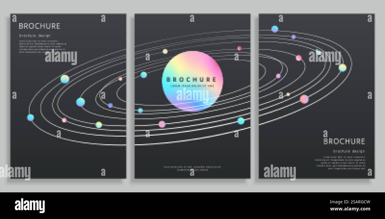 Cover template in space concept Stock Vector Image & Art - Alamy