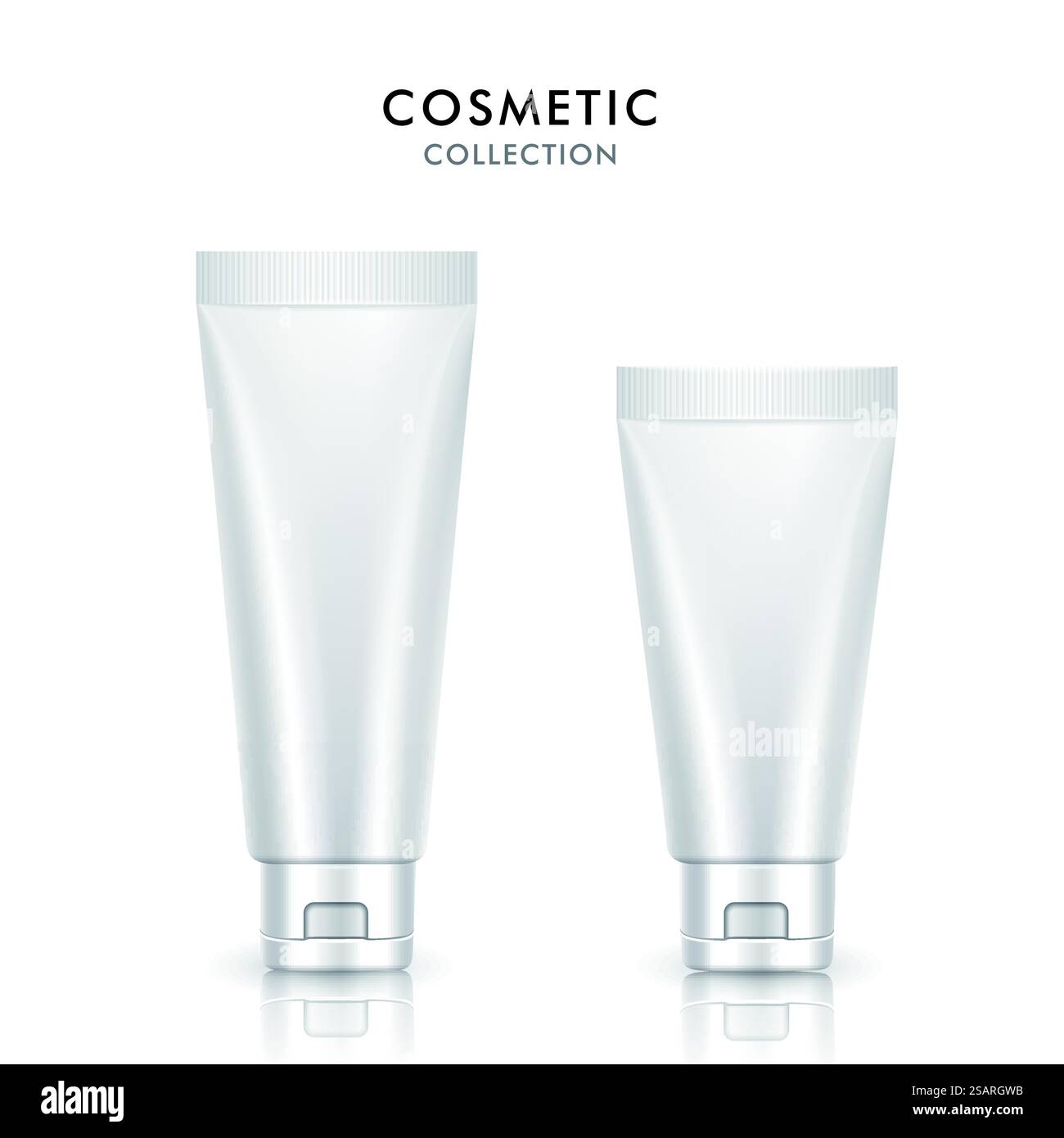 White tube cream branding Stock Vector Images - Alamy