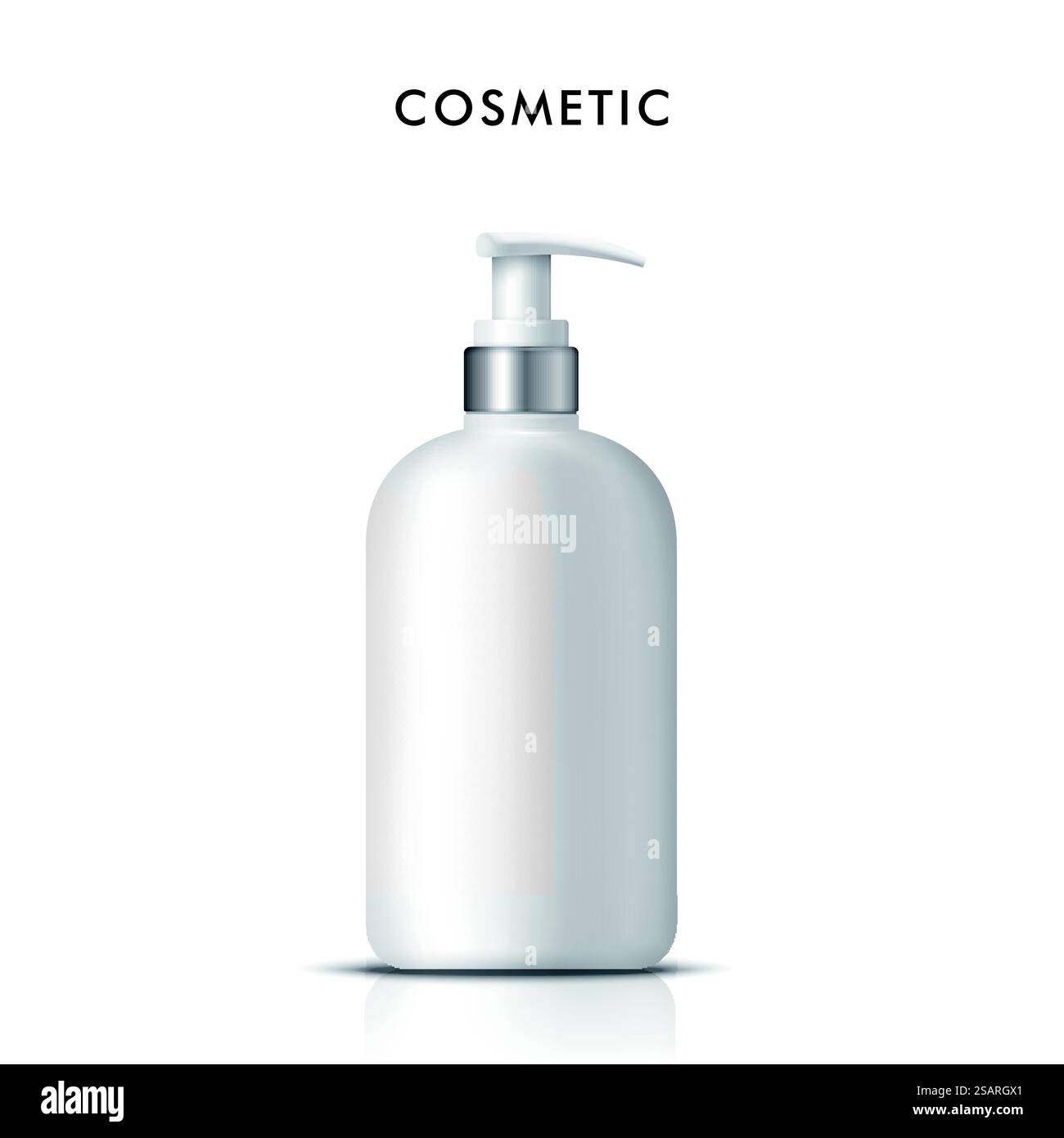 Cosmetic bottle liquid cream Cut Out Stock Images & Pictures - Alamy