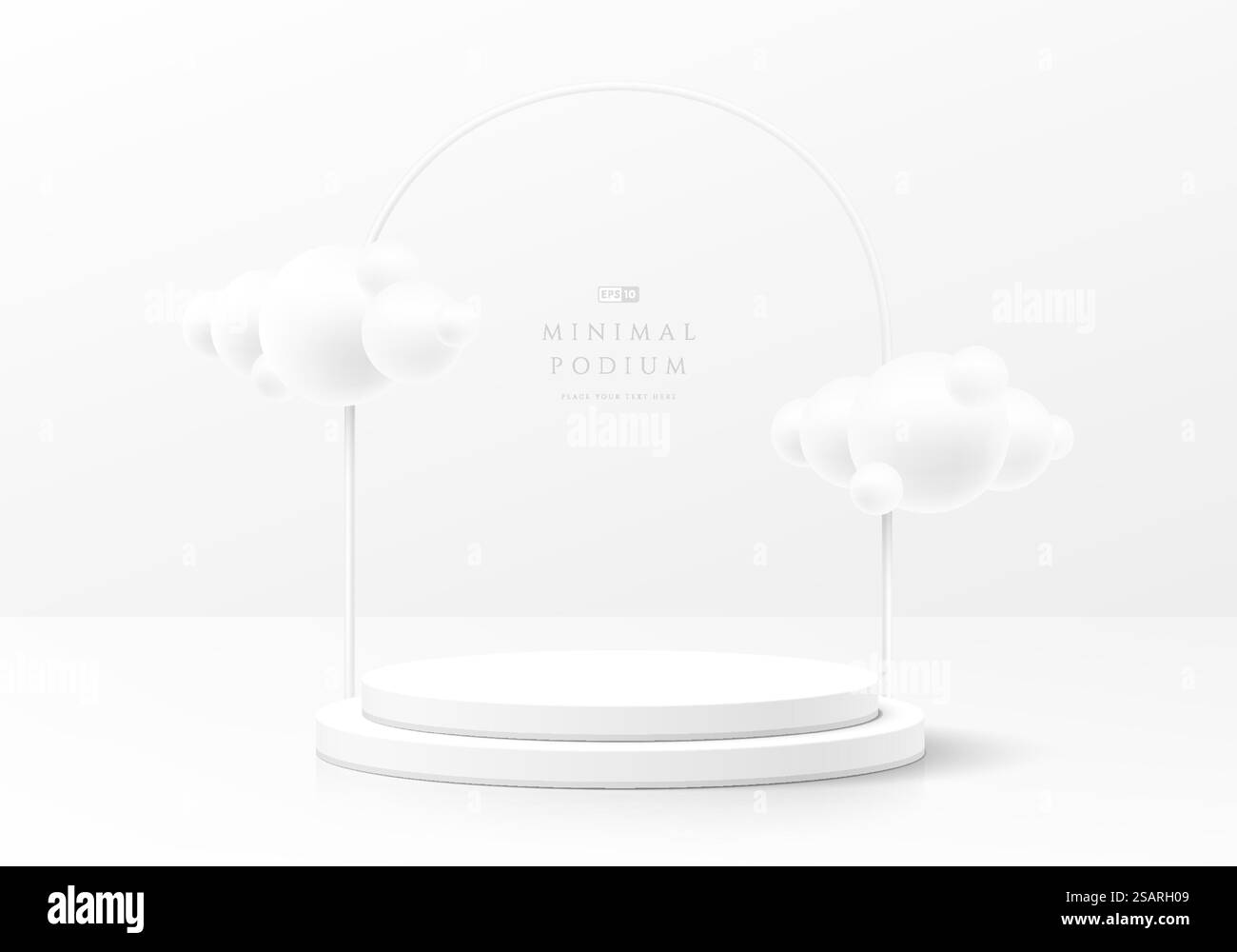 3d render minimal silver Stock Vector Images - Alamy