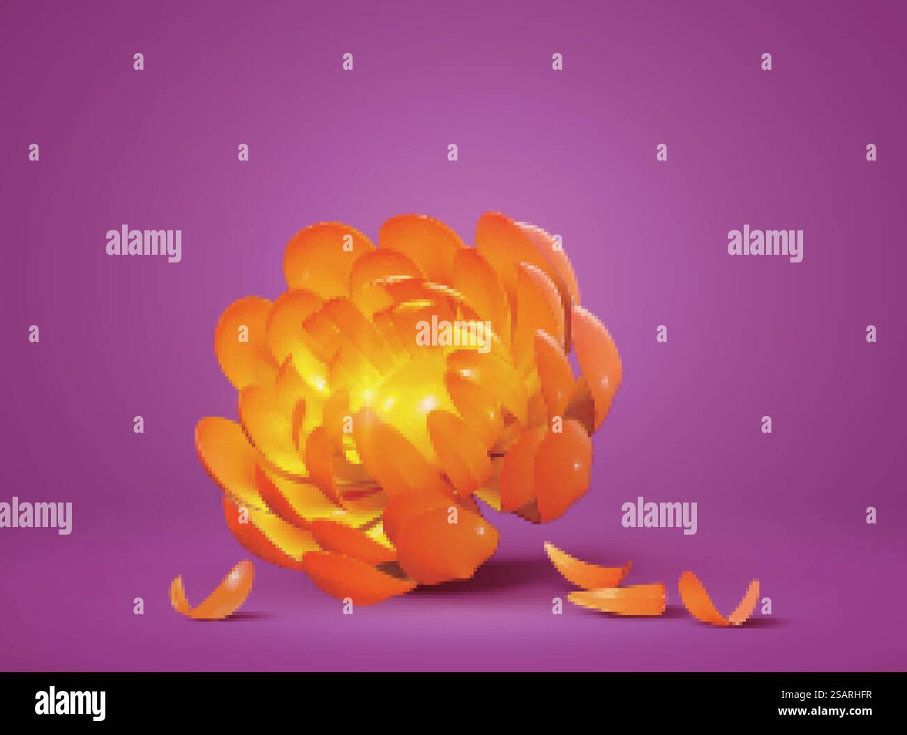 3d render autumn background Stock Vector Images - Alamy