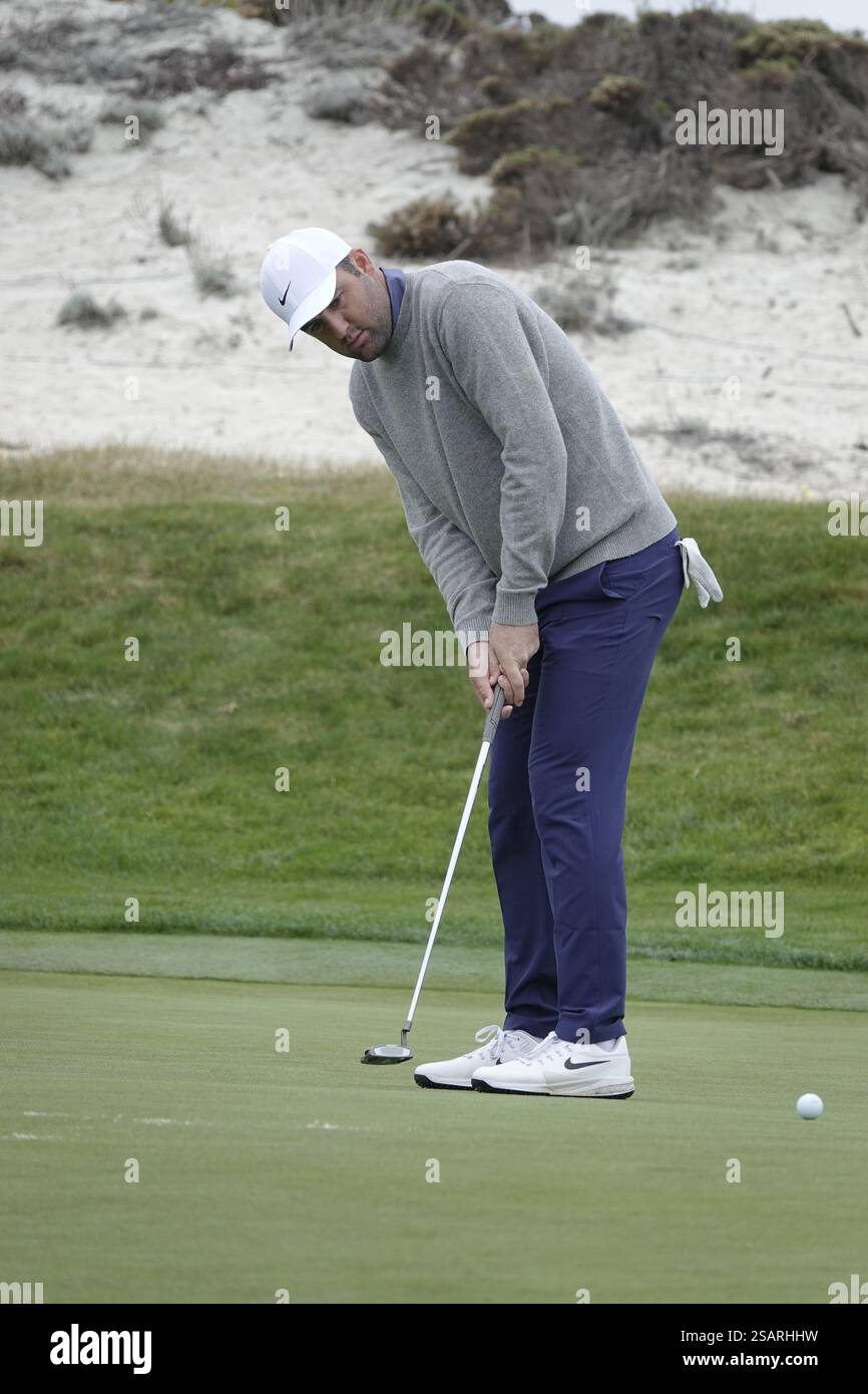 Pebble Beach, USA. 31st Jan, 2025. Pebble Beach, California, USA - January 30th, 2025 Scottie ...