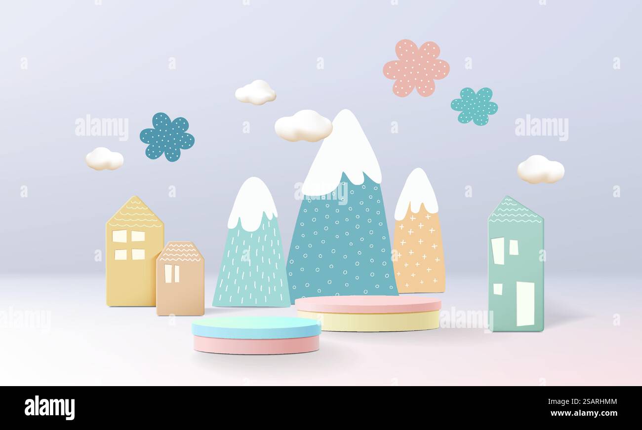 Sky rendering background Stock Vector Images - Alamy