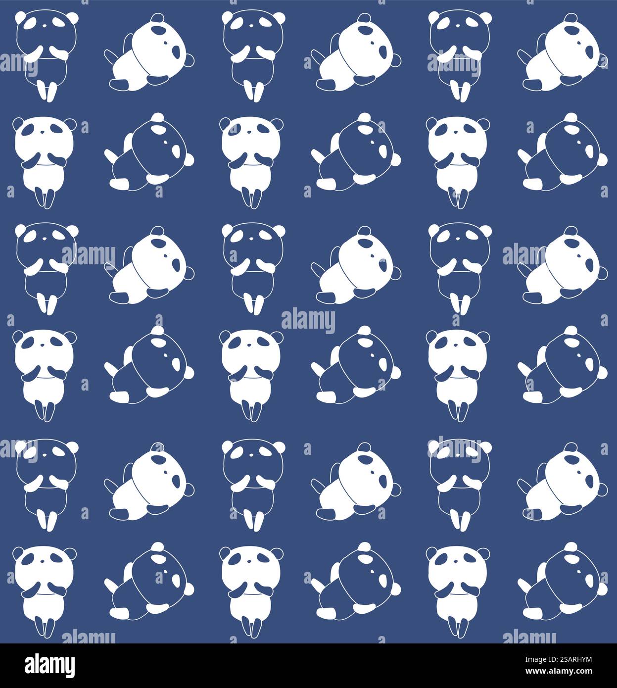 Seamless cute bears pattern Stock Vector Images - Alamy