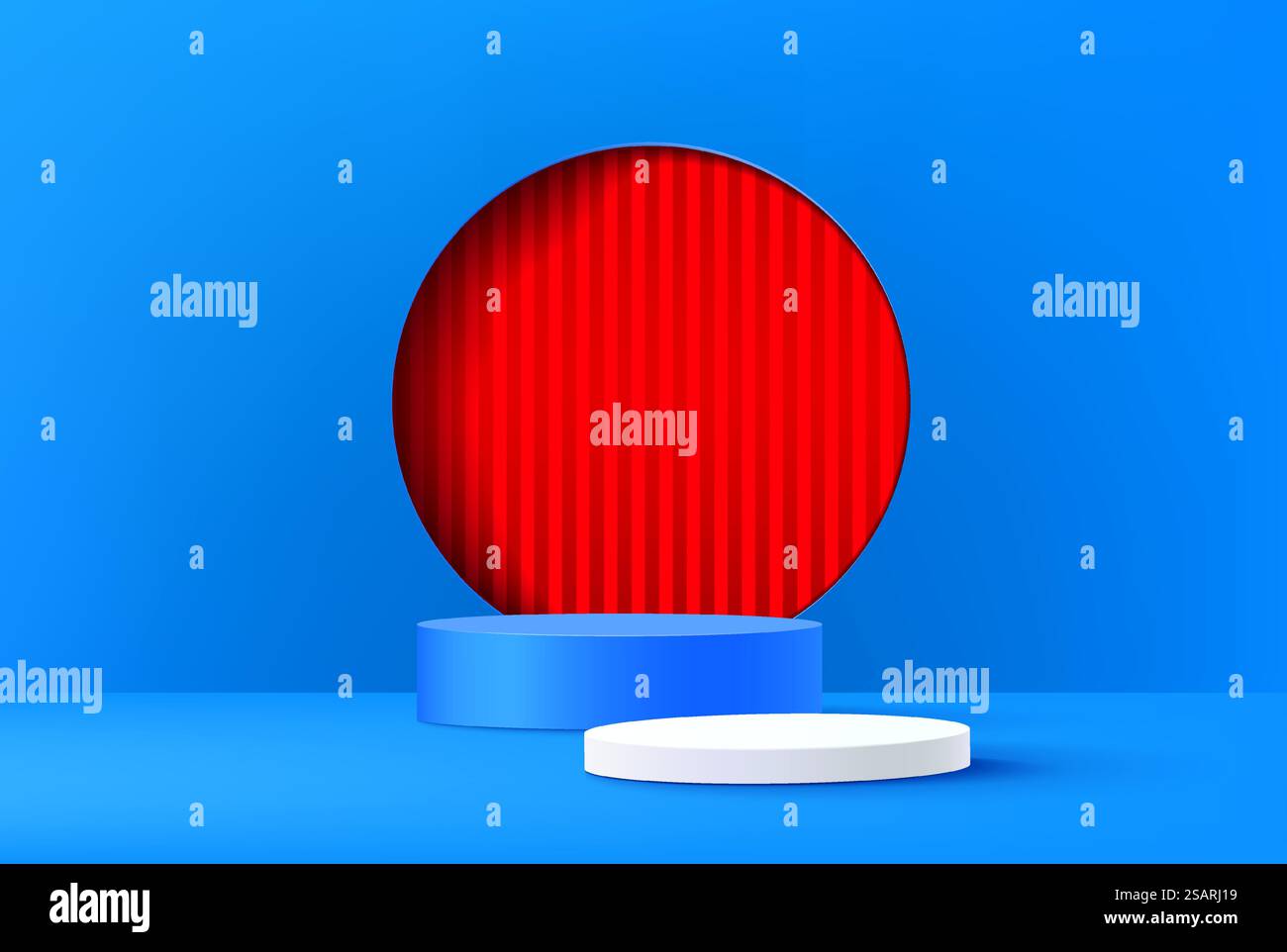 Minimal background mock up with podium for product display. 3d ...