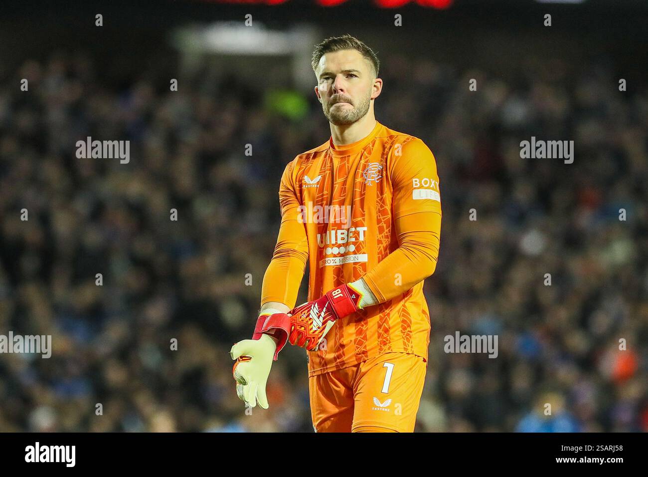 Glasgow, UK. 30th Jan, 2025. Rangers played the Belgian football team ...