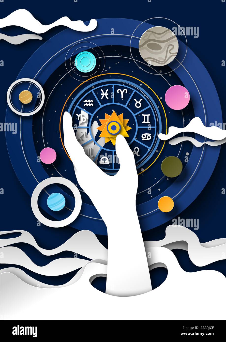 Astrologist Stock Vector Images - Alamy