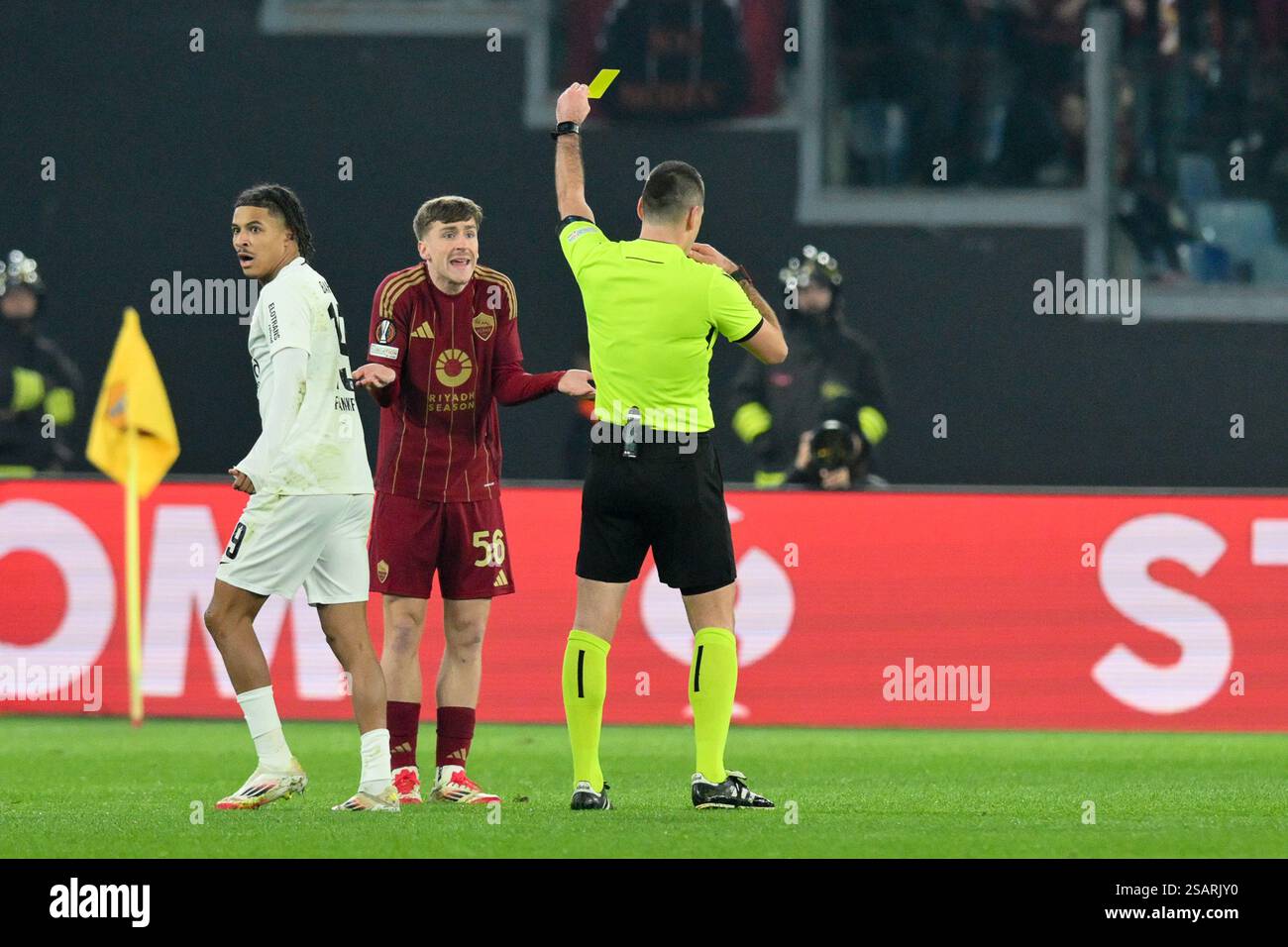 Rome, Italy. 30th Jan, 2025. Olimpico Stadium, Rome, Italy - referee ...