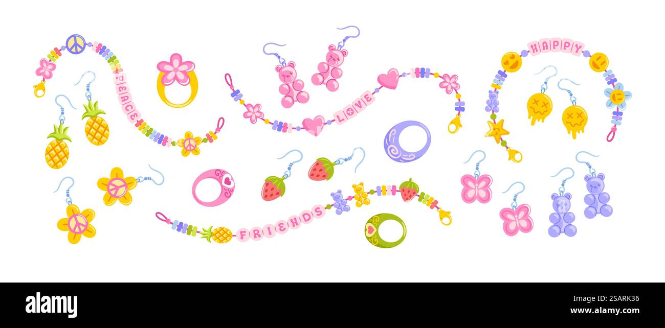 Colorful plastic beads for DIY projects, perfect for crafting trendy ...