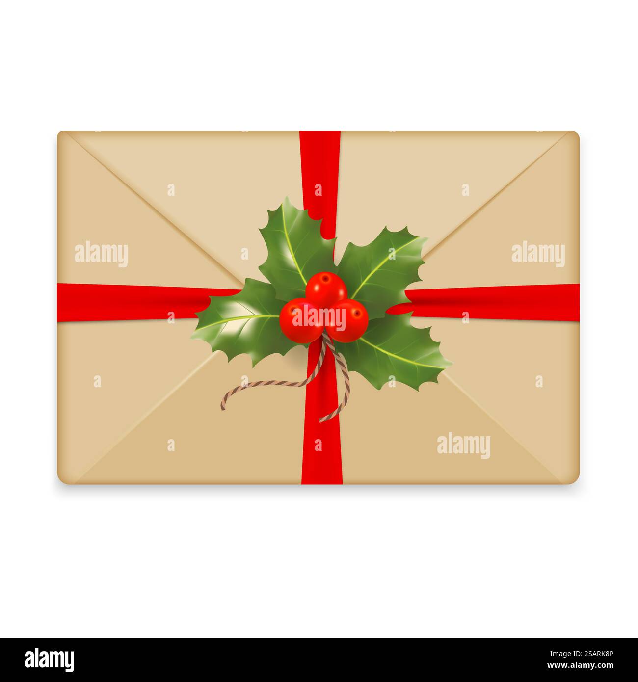 Christmas empty blank letter Stock Vector Images - Alamy
