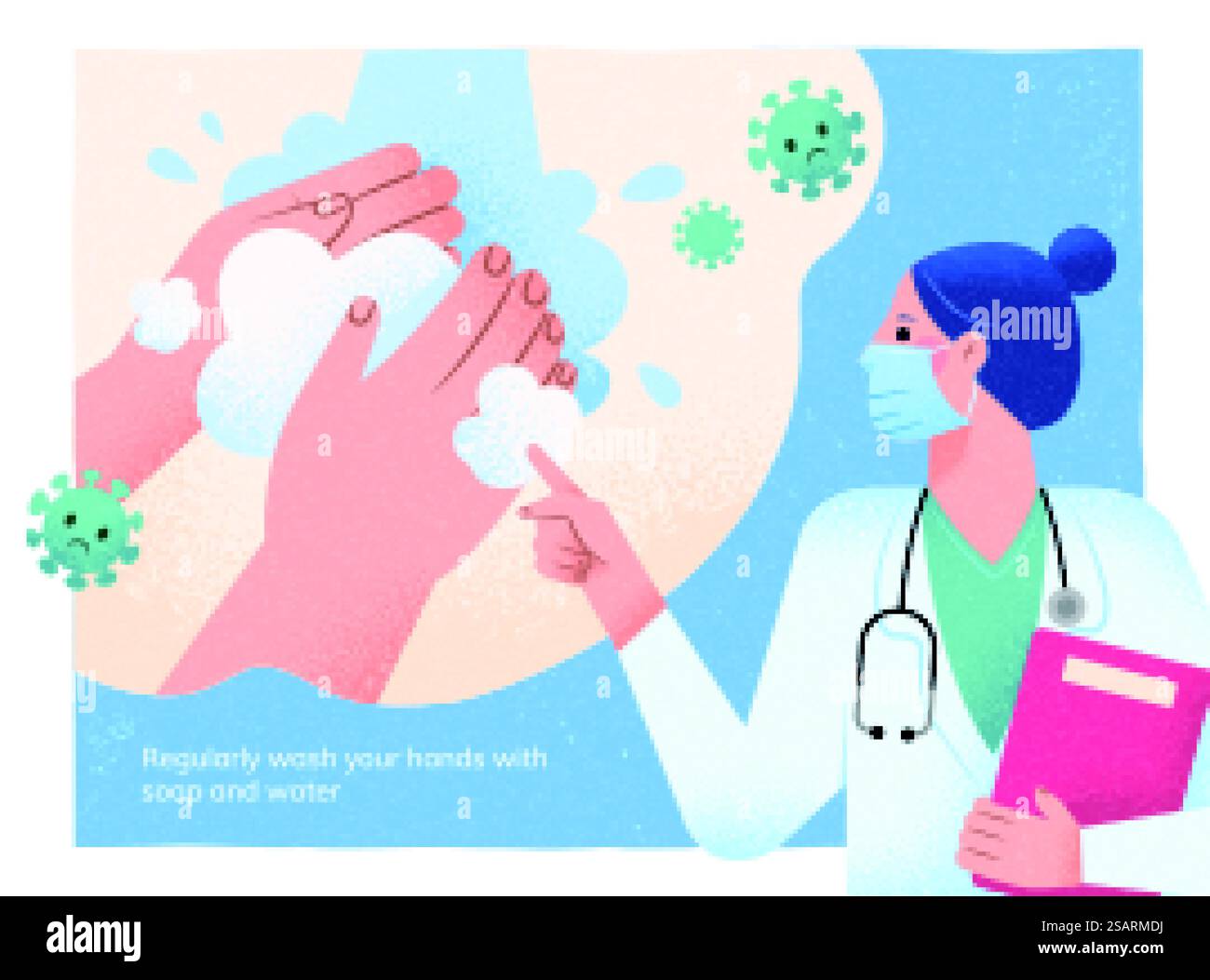 Hygiene clean healthcare Stock Vector Images - Alamy