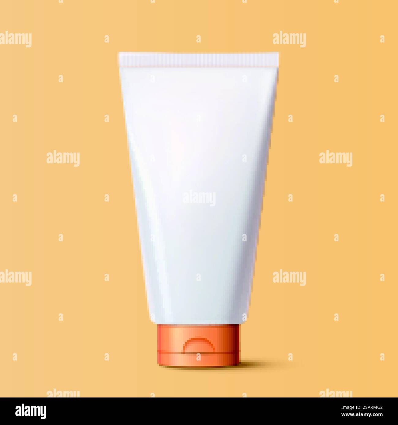 Tube cosmetic product isolated Stock Vector Images - Alamy