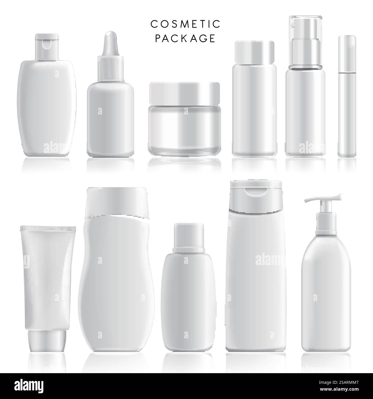 cosmetic packages collection Stock Vector Image & Art - Alamy