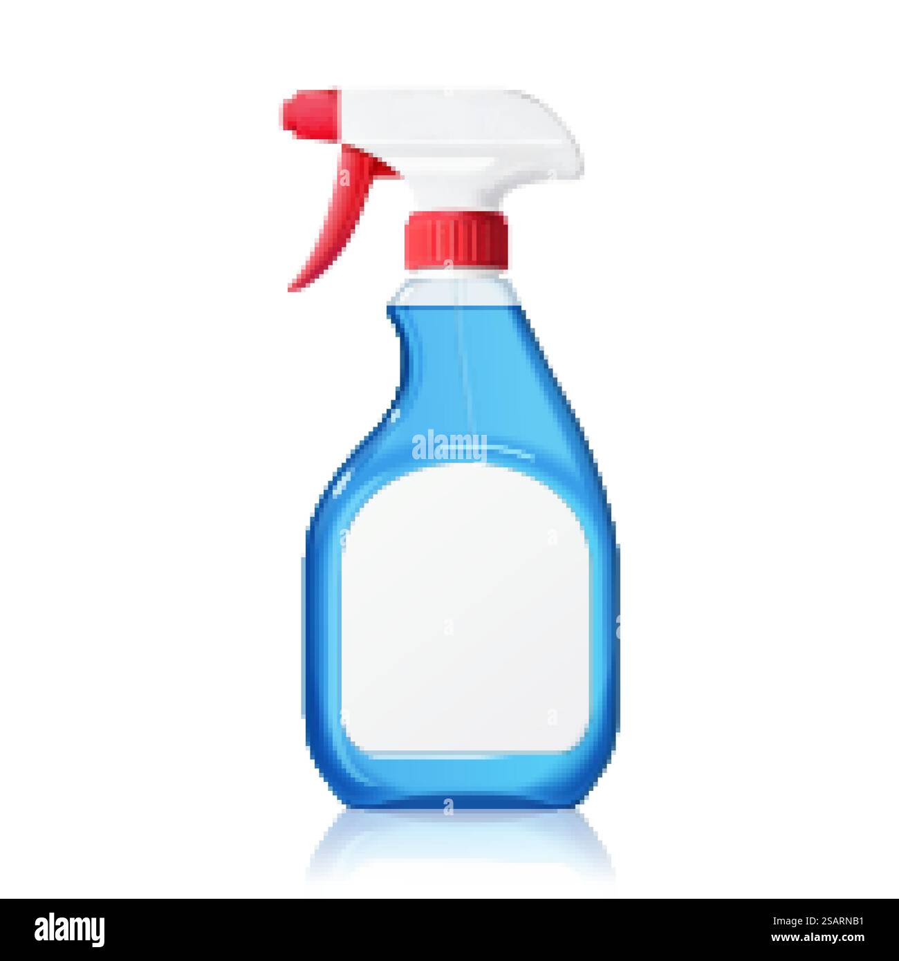 House bottle cleaner mockup Stock Vector Images - Alamy
