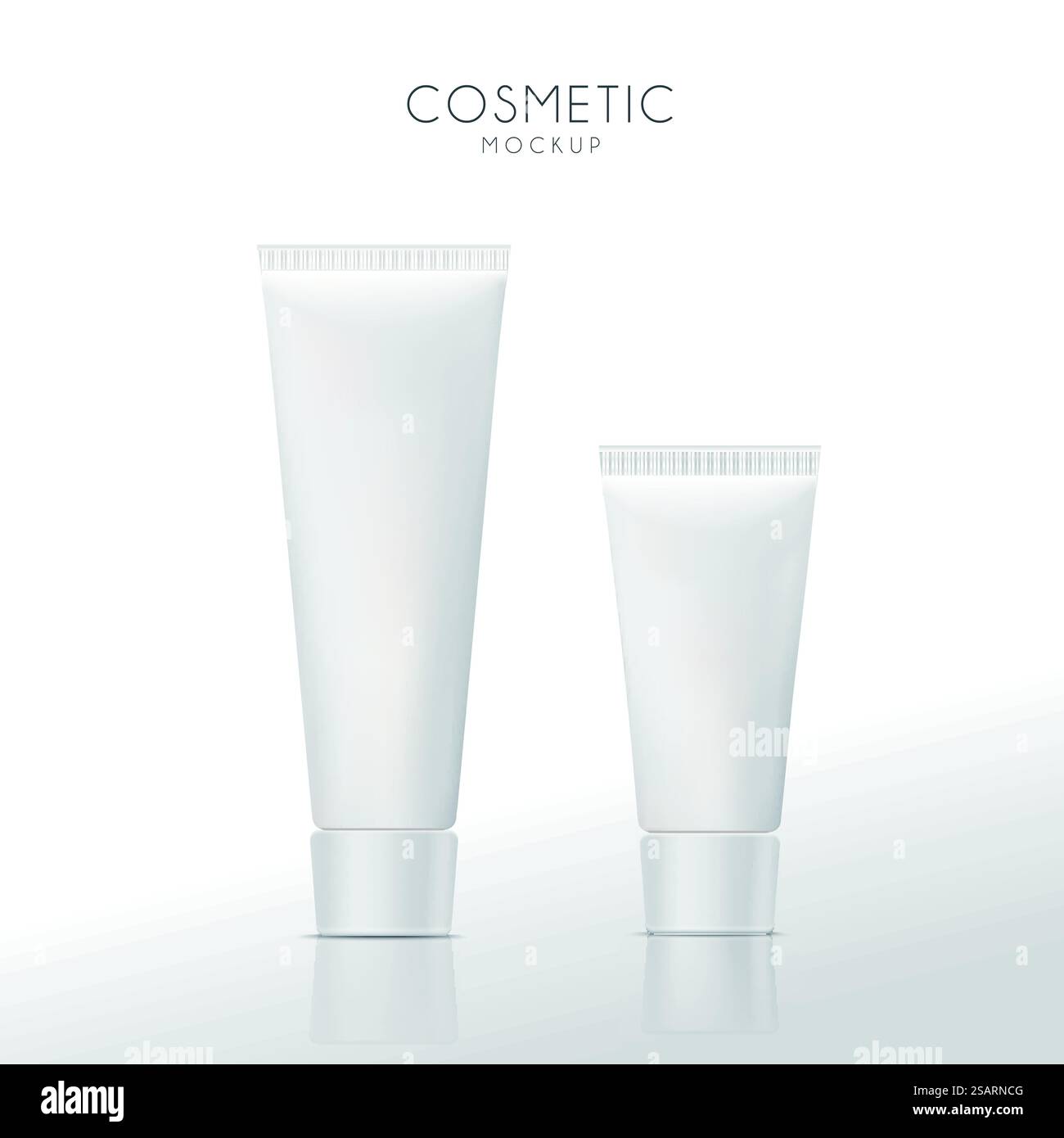 Cream tube set cosmetic Stock Vector Images - Alamy