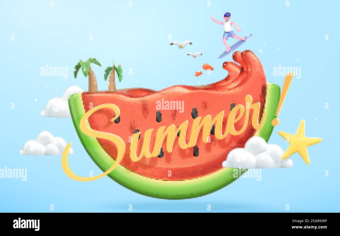 Coconut concept Stock Vector Images - Alamy