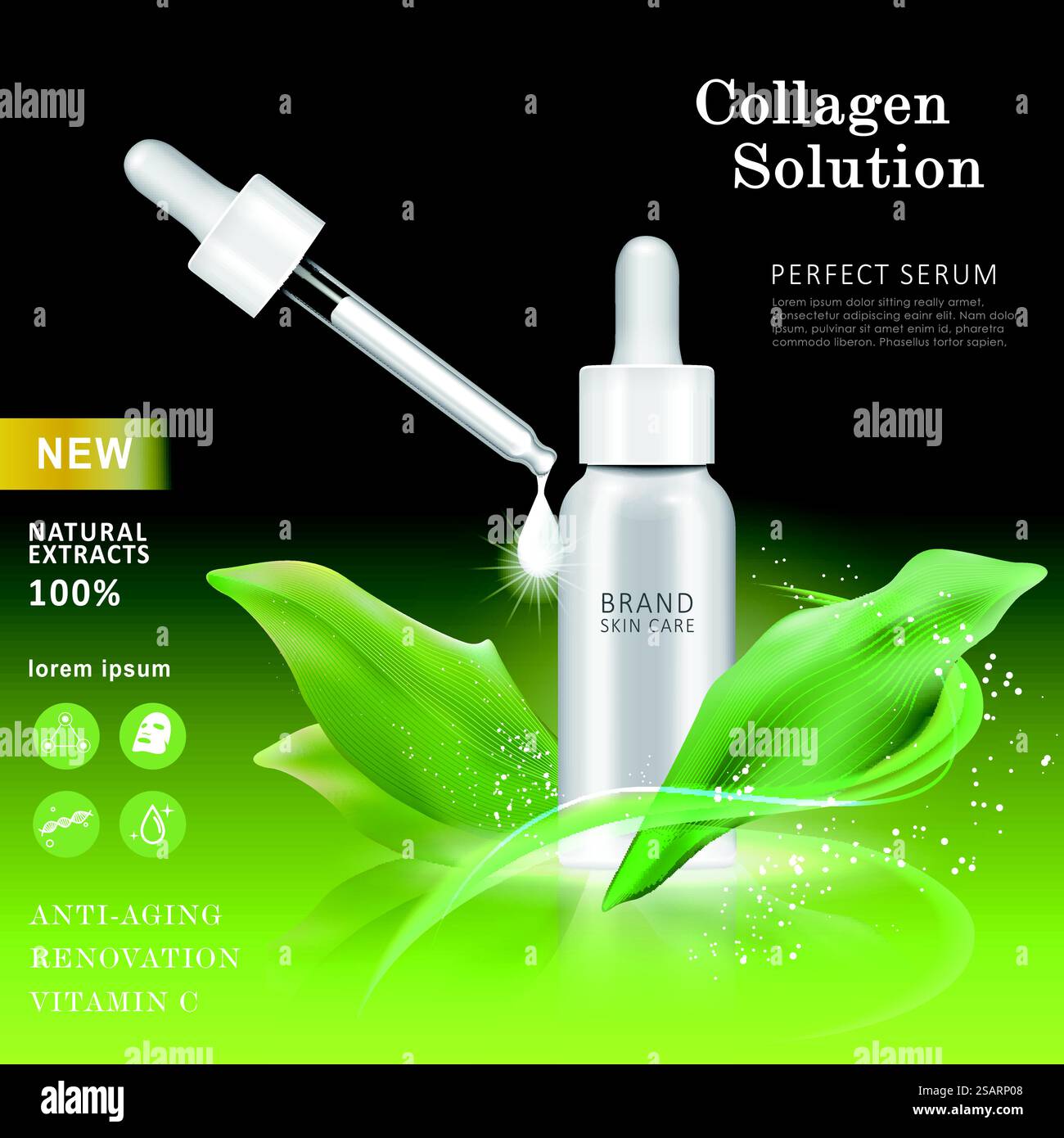 Whitening product ad template Stock Vector Image & Art - Alamy